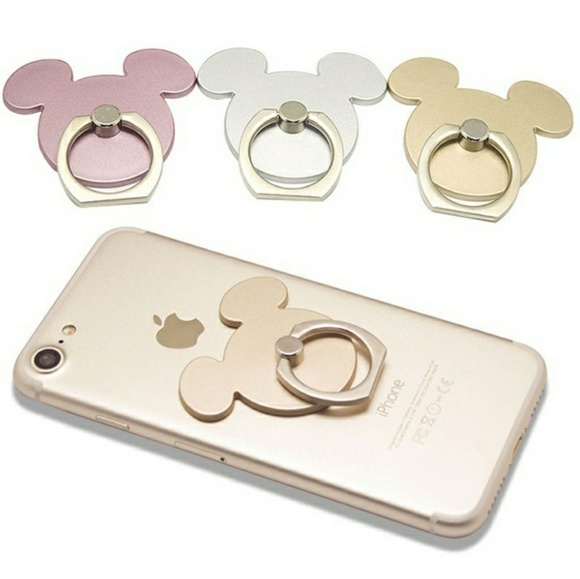 Disney | Accessories | Mickey Mouse Phone Stand Holder Ring Minnie ...